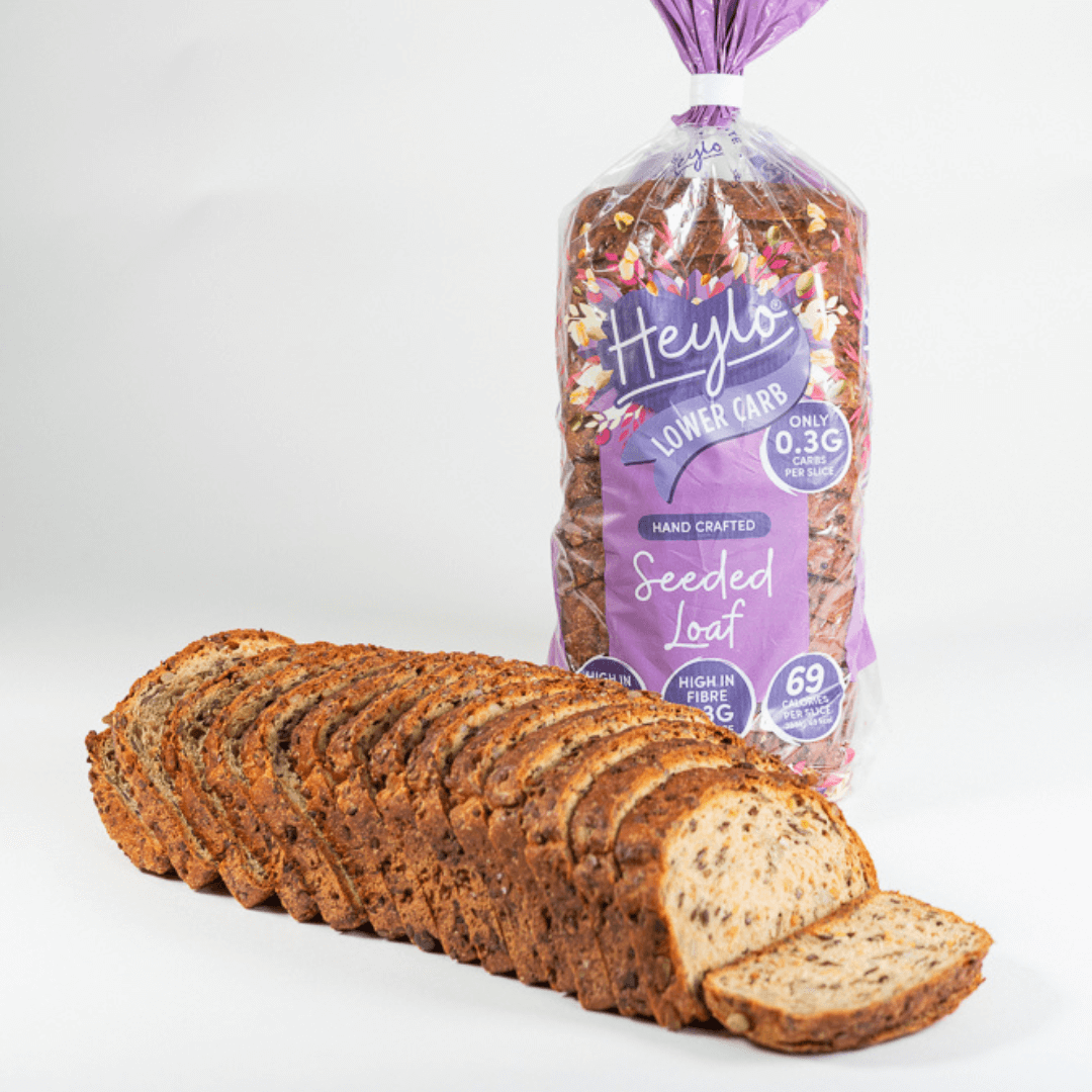 Heylo Seeded Low Carb Bread | Artisan Sliced Loaf 450g